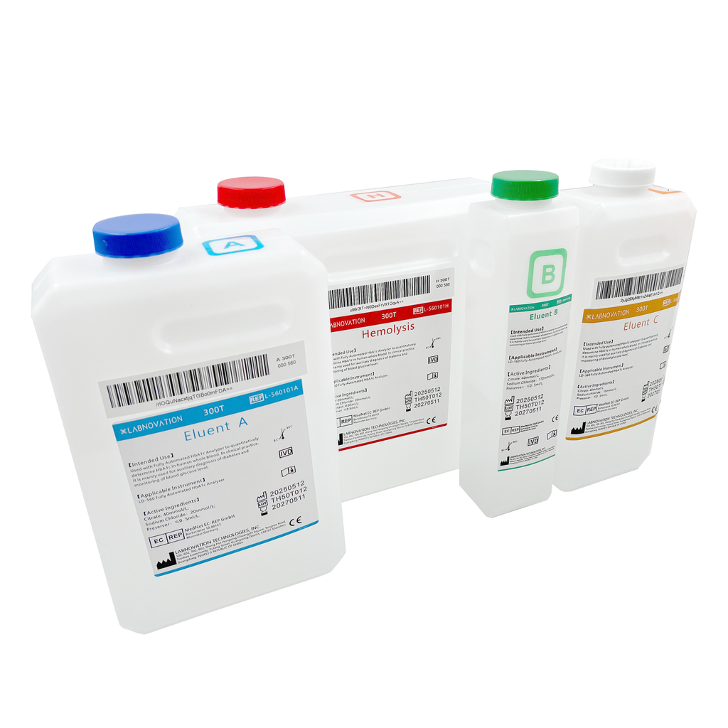 Kit Reactivo HbA1c LD-560 Modo Variantes (Eluente A-Eluente B-Eluente C ...